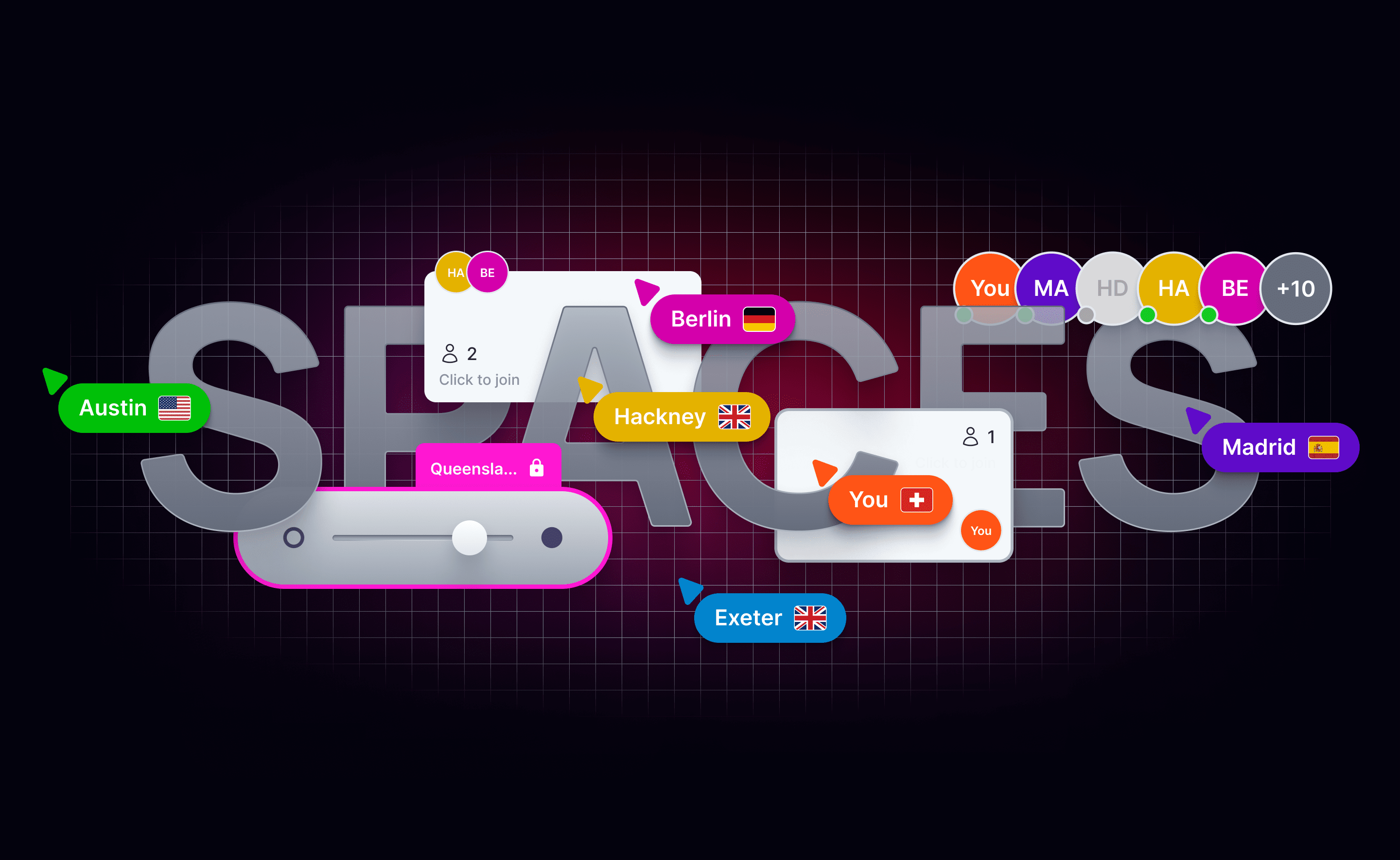 Introducing Spaces: Build collaborative environments in a few lines of code