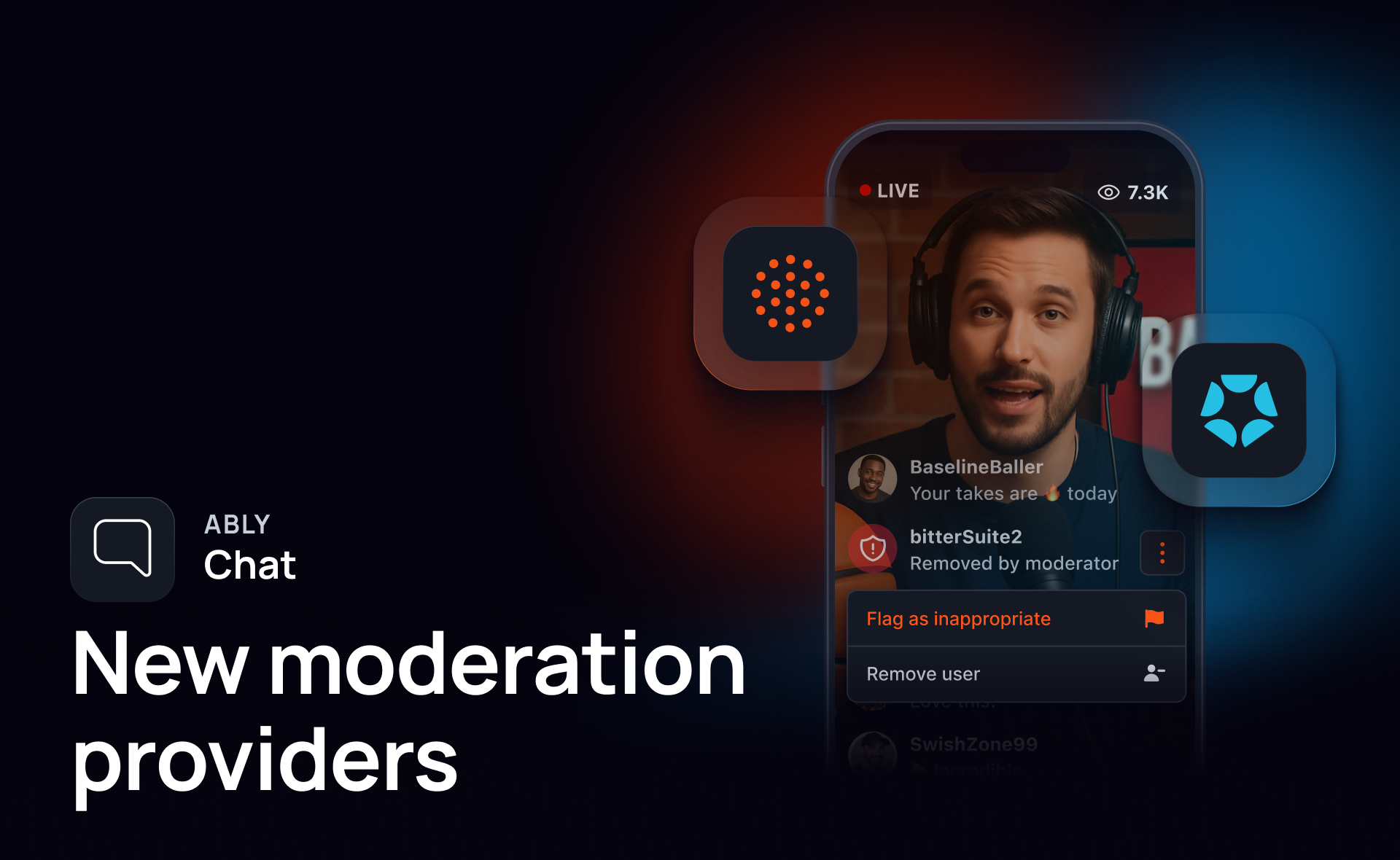 New Moderation Providers for Ably Chat