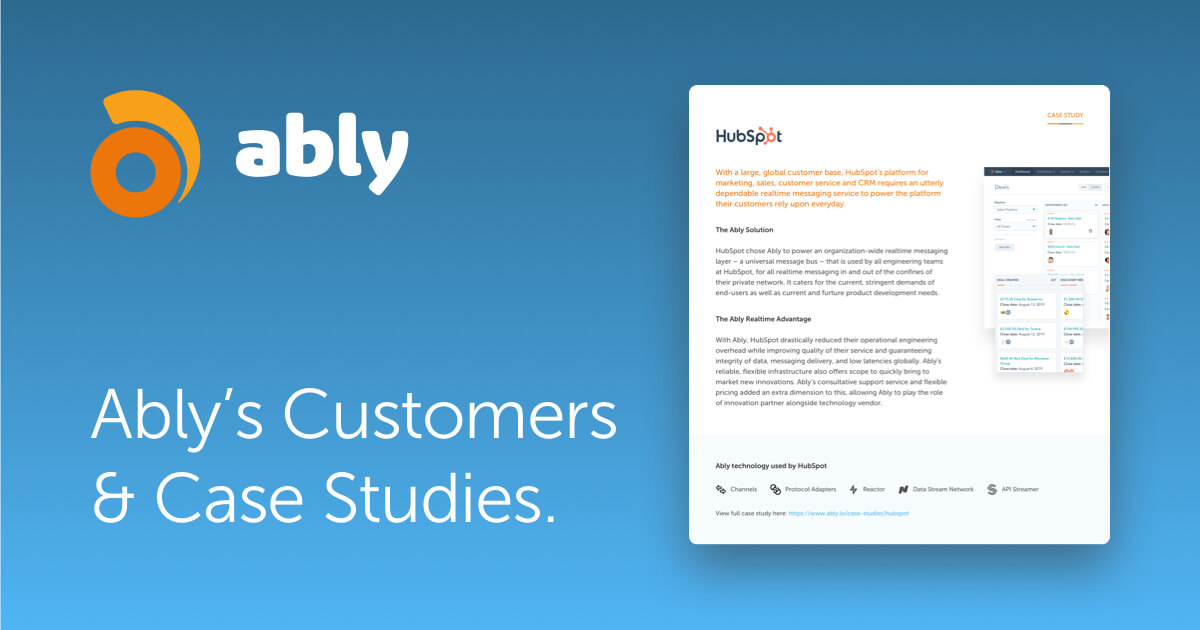 Our customers | Ably Realtime | Ably Realtime